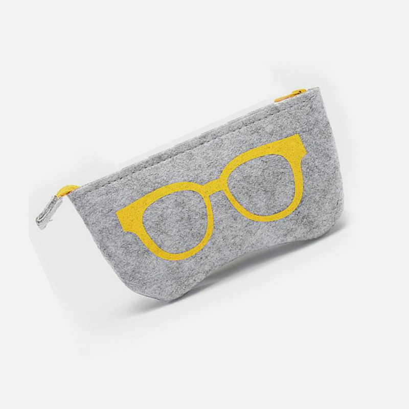 Eyeglass Bag Little Small Wool Felt Tote Storage Gift Coin Pouch