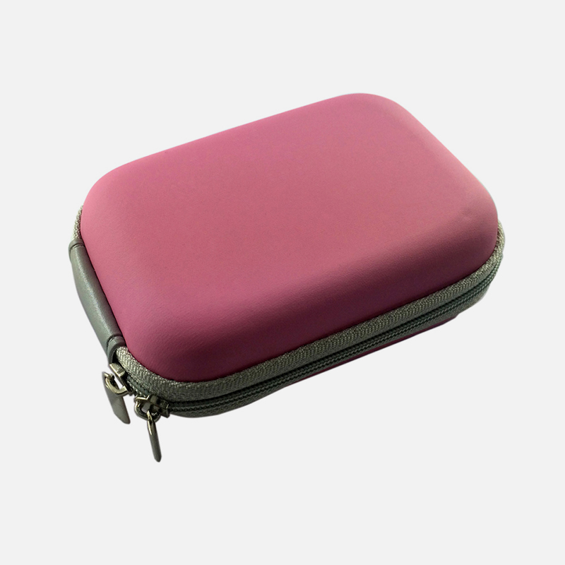 Digital Camera Case Waterproof Pink Padded Video Carrying Case