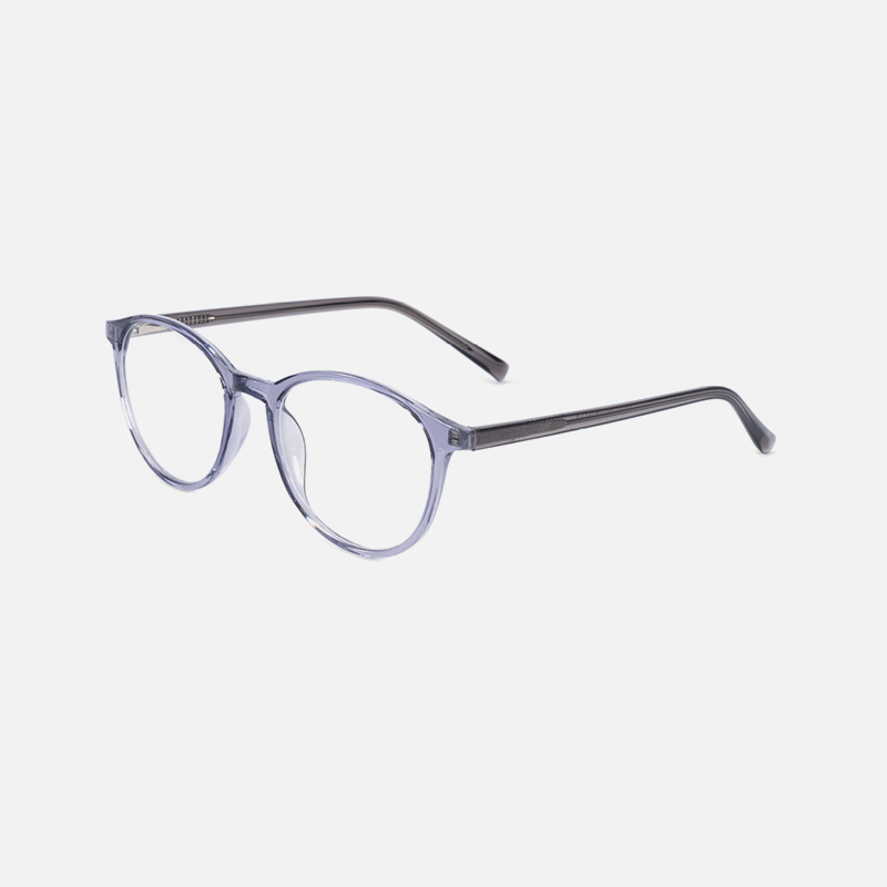 Transparent Glasses Frames White Vintage Large Eye Eyeglass